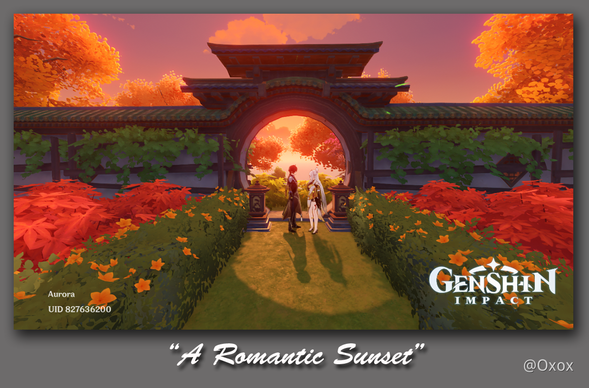 "A Romantic Sunset" Genshin Impact | HoYoLAB