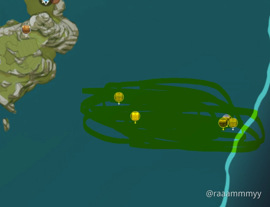 [Help] Are these 5 chests located from Beidou's Ship? Genshin Impact ...