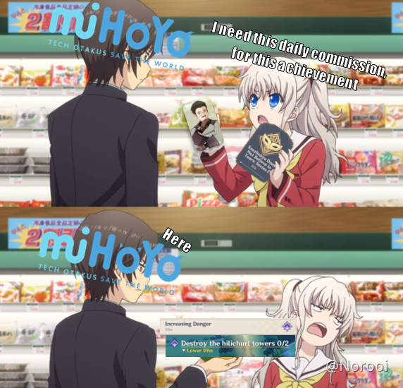 Daily commissions be like Genshin Impact | HoYoLAB