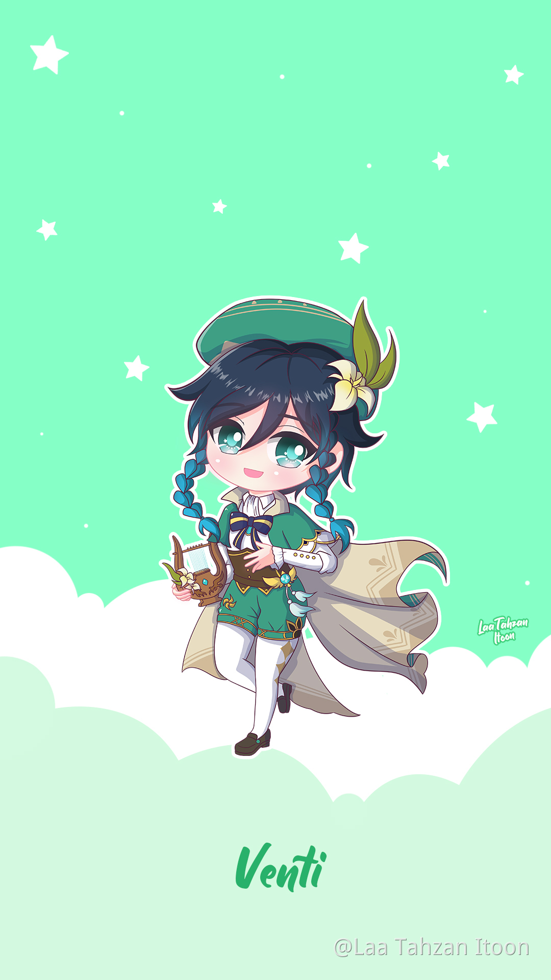 Venti Chibi Genshin Impact | HoYoLAB
