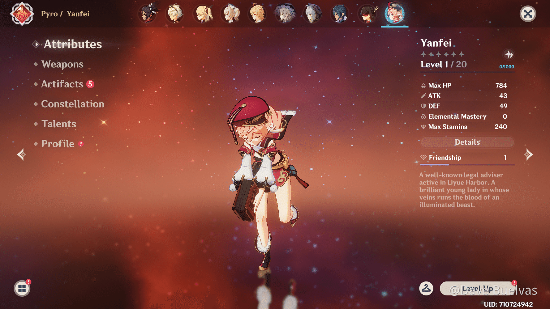 Yanfei build Genshin Impact | HoYoLAB