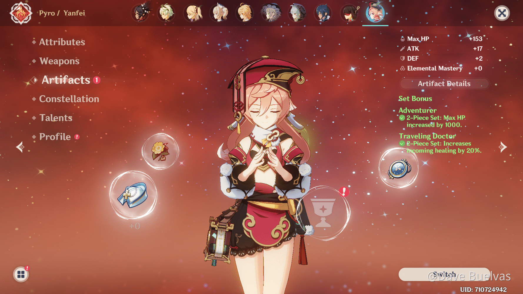 Yanfei build Genshin Impact | HoYoLAB