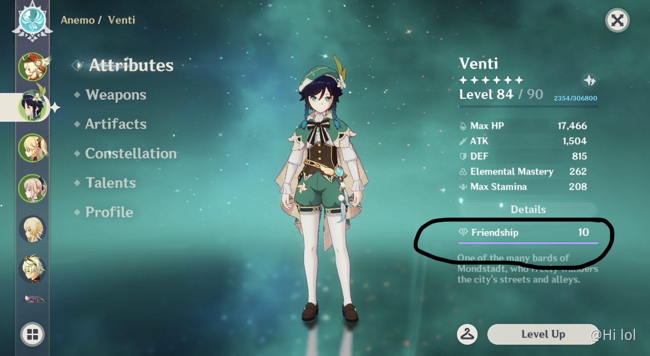 I finally got venti’s name card!! Genshin Impact | HoYoLAB