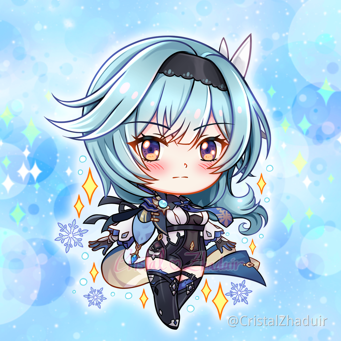 Chibi Eula Genshin Impact | HoYoLAB