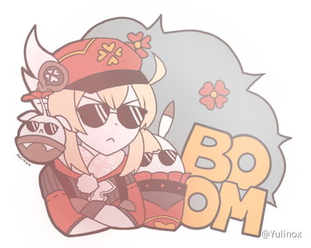 [Stickers Klee] BOOM ! Genshin Impact | HoYoLAB