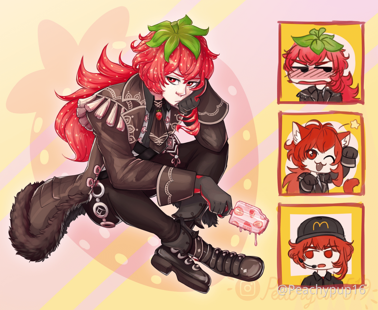 Strawberry Diluc Content for the Soul! Genshin Impact | HoYoLAB