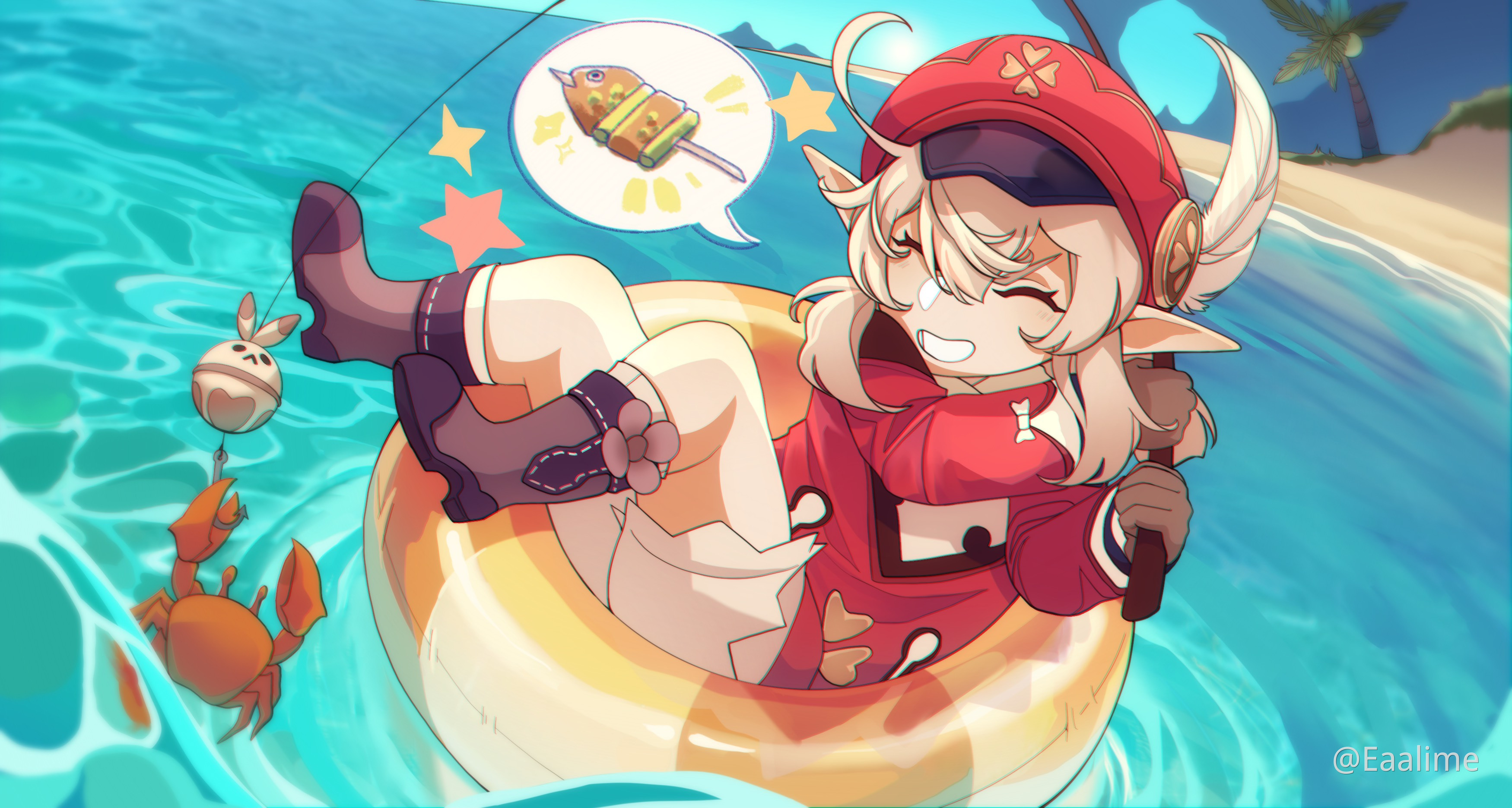 Klee's summer vibes 🐚🦀🌟 Genshin Impact | HoYoLAB