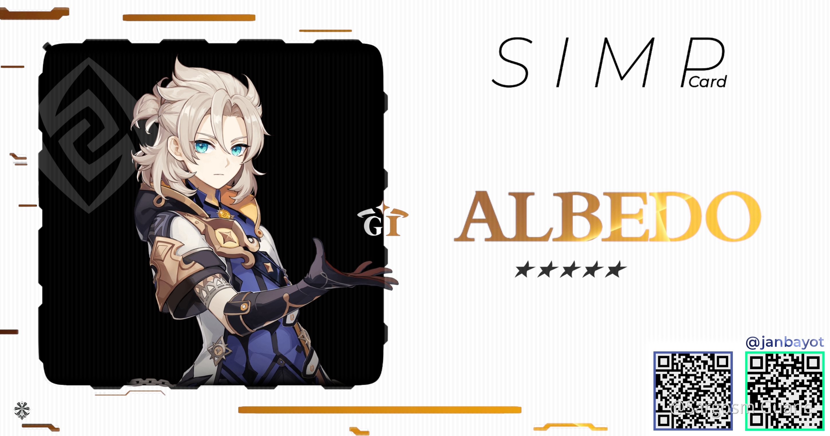 Simp . Cards / volumen 1 Genshin Impact | HoYoLAB