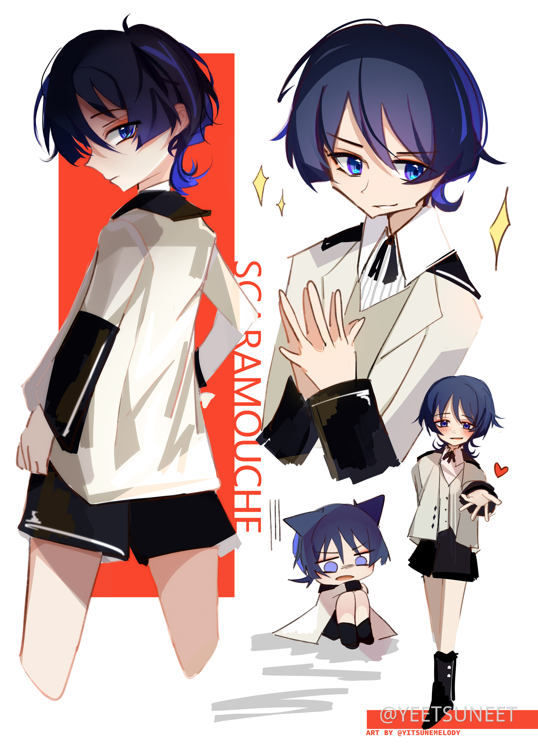 Scaramouche in a different outfit!! Genshin Impact | HoYoLAB