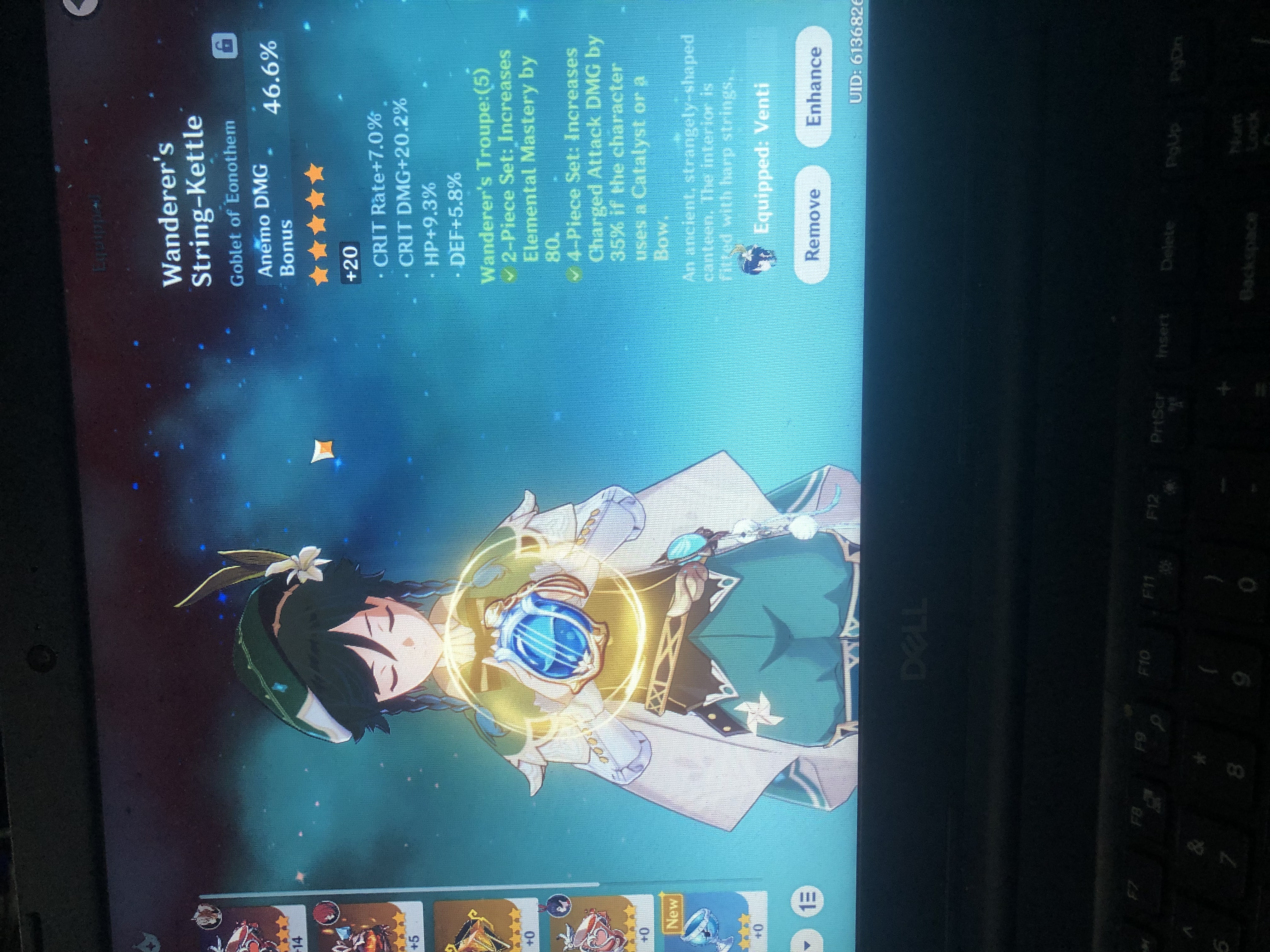 The anemo archon himself blessed my artifact Genshin Impact | HoYoLAB