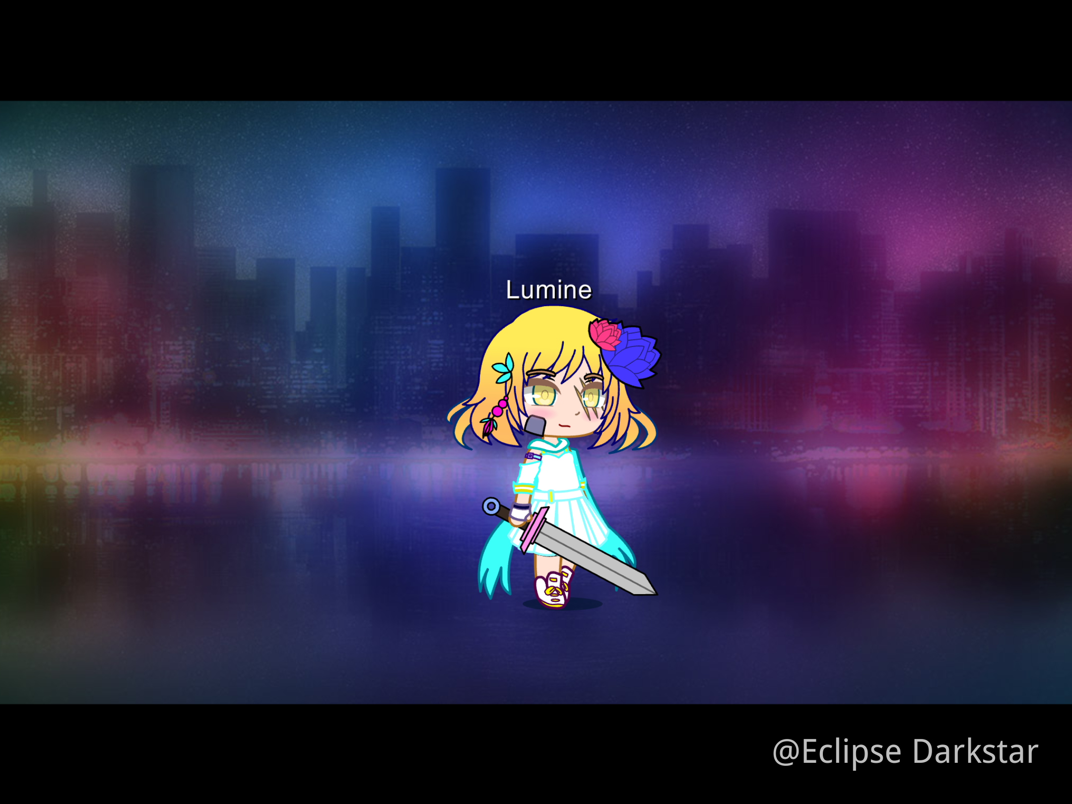 I made Lumine and Aether in Gacha Club (i said life earlier on accident ...
