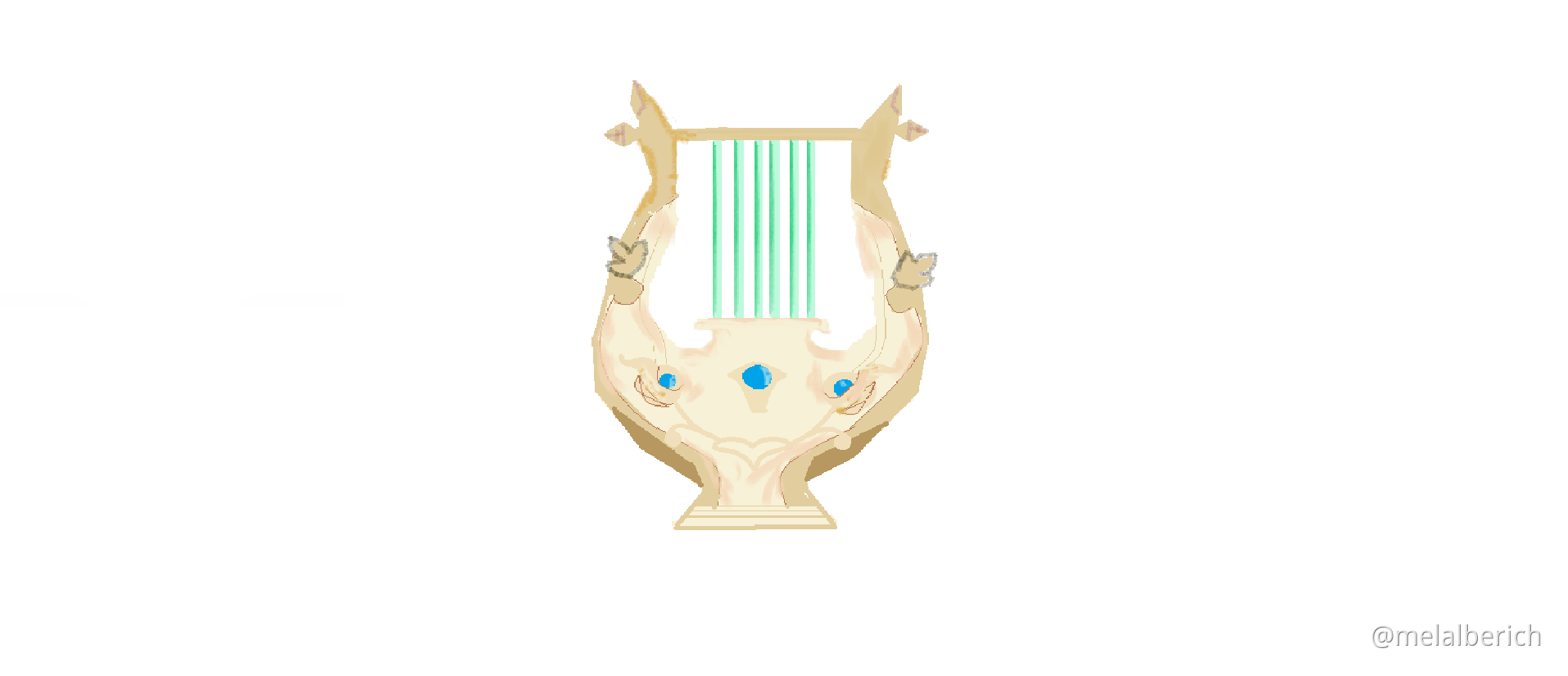 I Drew the holy lyre! Genshin Impact | HoYoLAB
