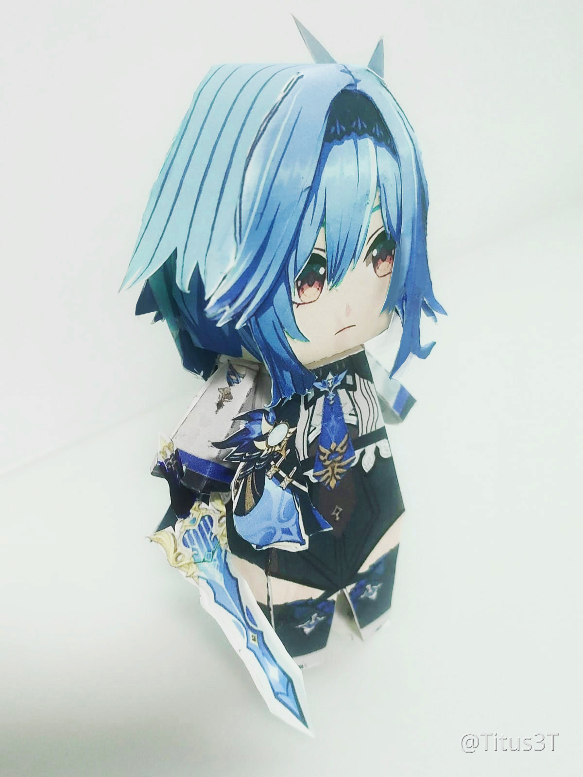 Eula papercraft | Genshin Impact | HoYoLAB