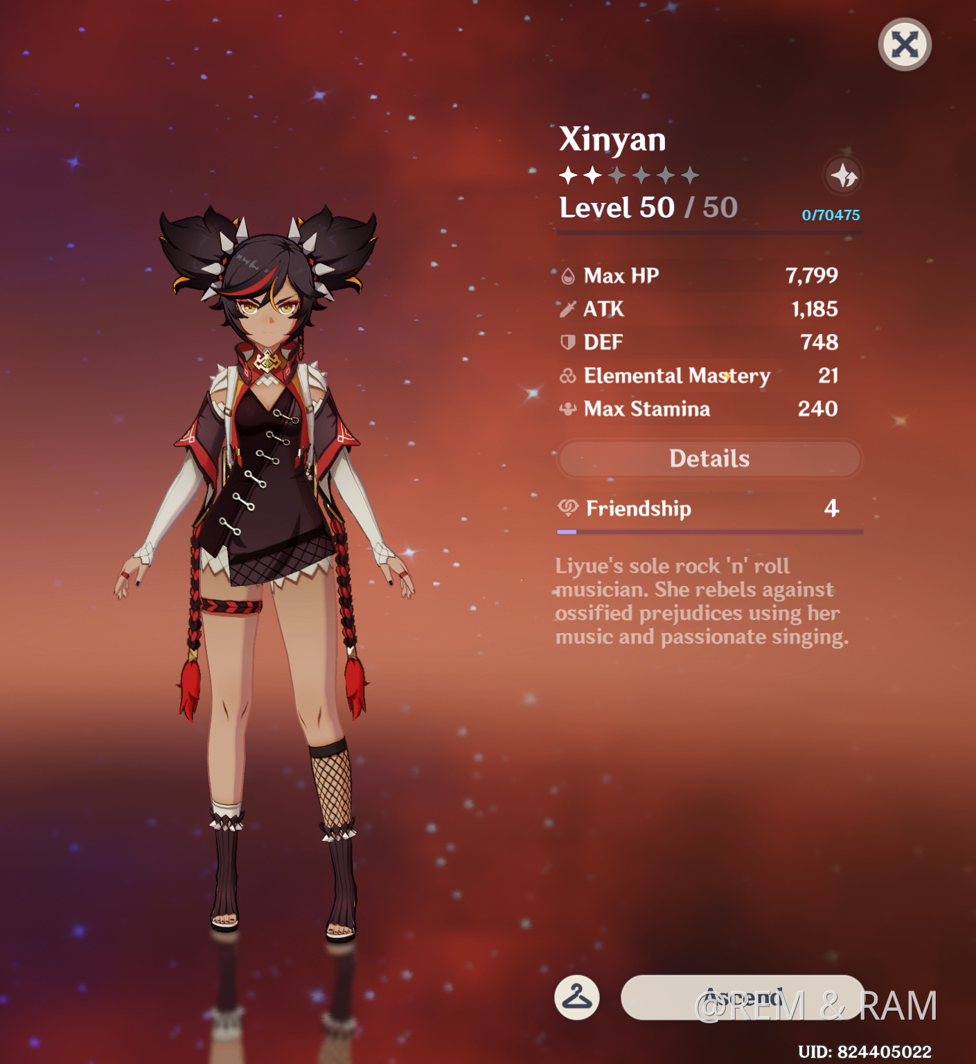 Xinyan build Genshin Impact | HoYoLAB