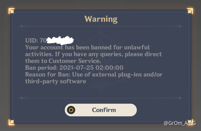 Greatest ban system Genshin Impact | HoYoLAB