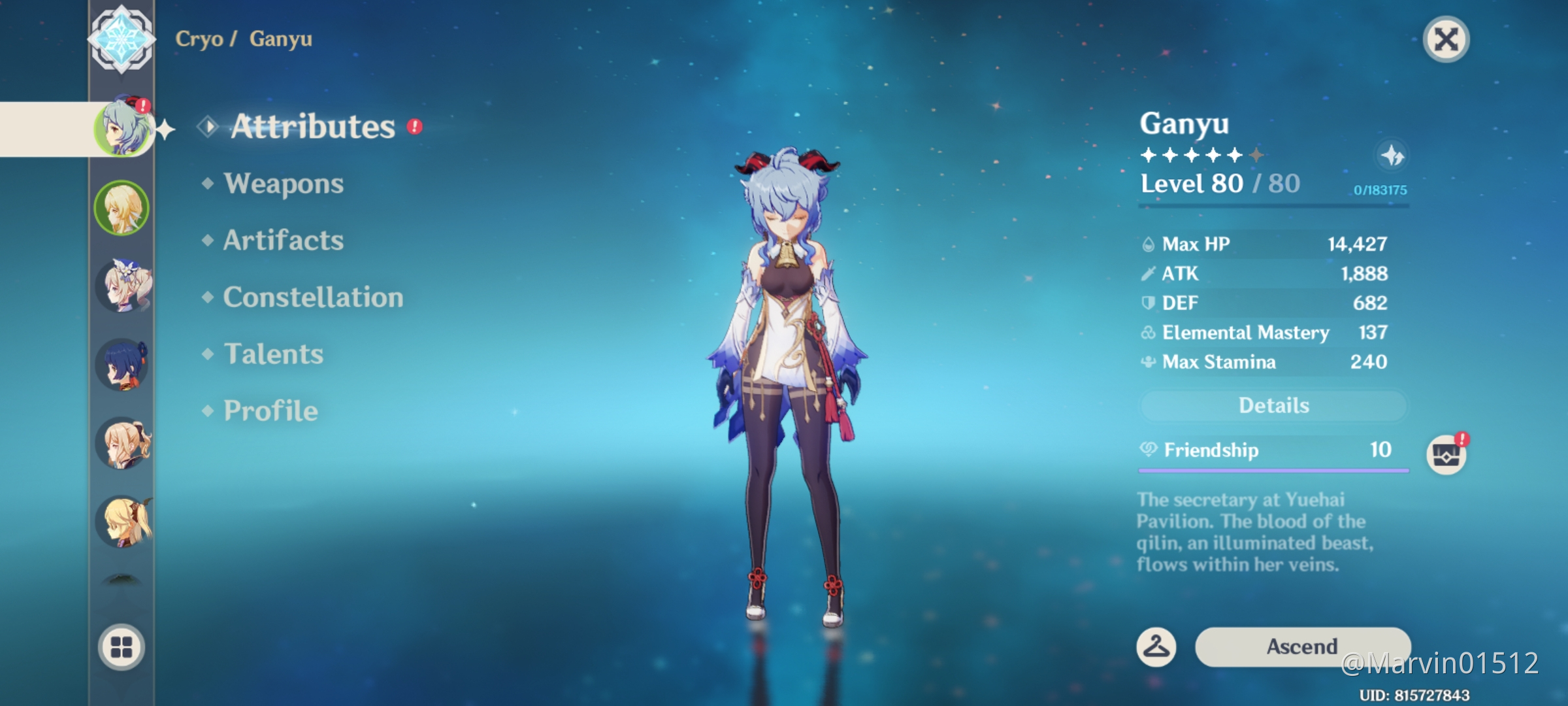 finally! alright bye bye ganyu Genshin Impact | HoYoLAB