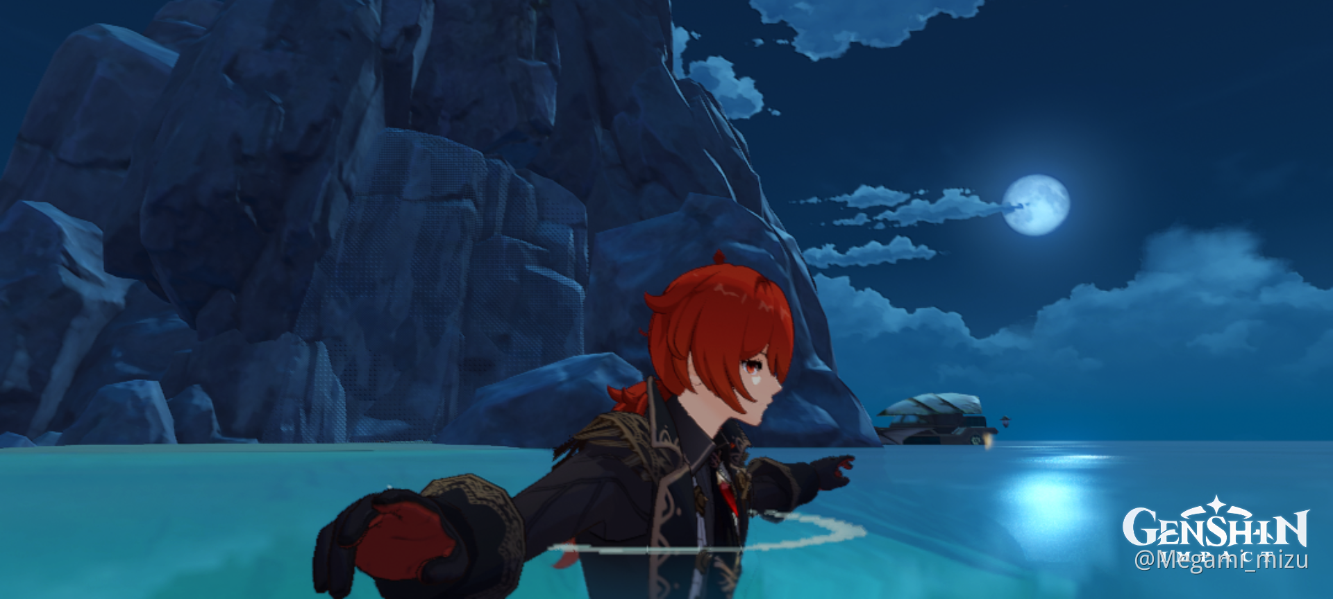 night 🌃 swimming Genshin Impact | HoYoLAB