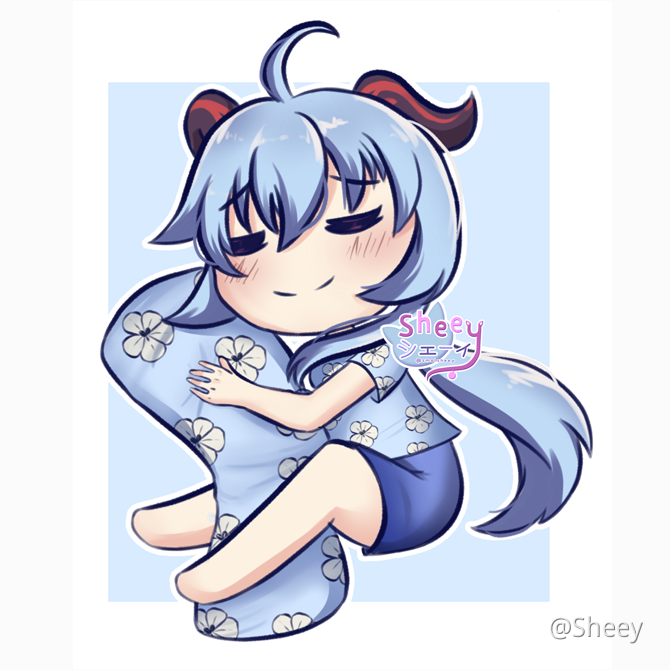 sleepy ganyu Genshin Impact | HoYoLAB