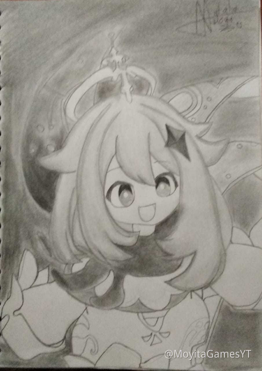 Paimon dibujo Genshin Impact | HoYoLAB