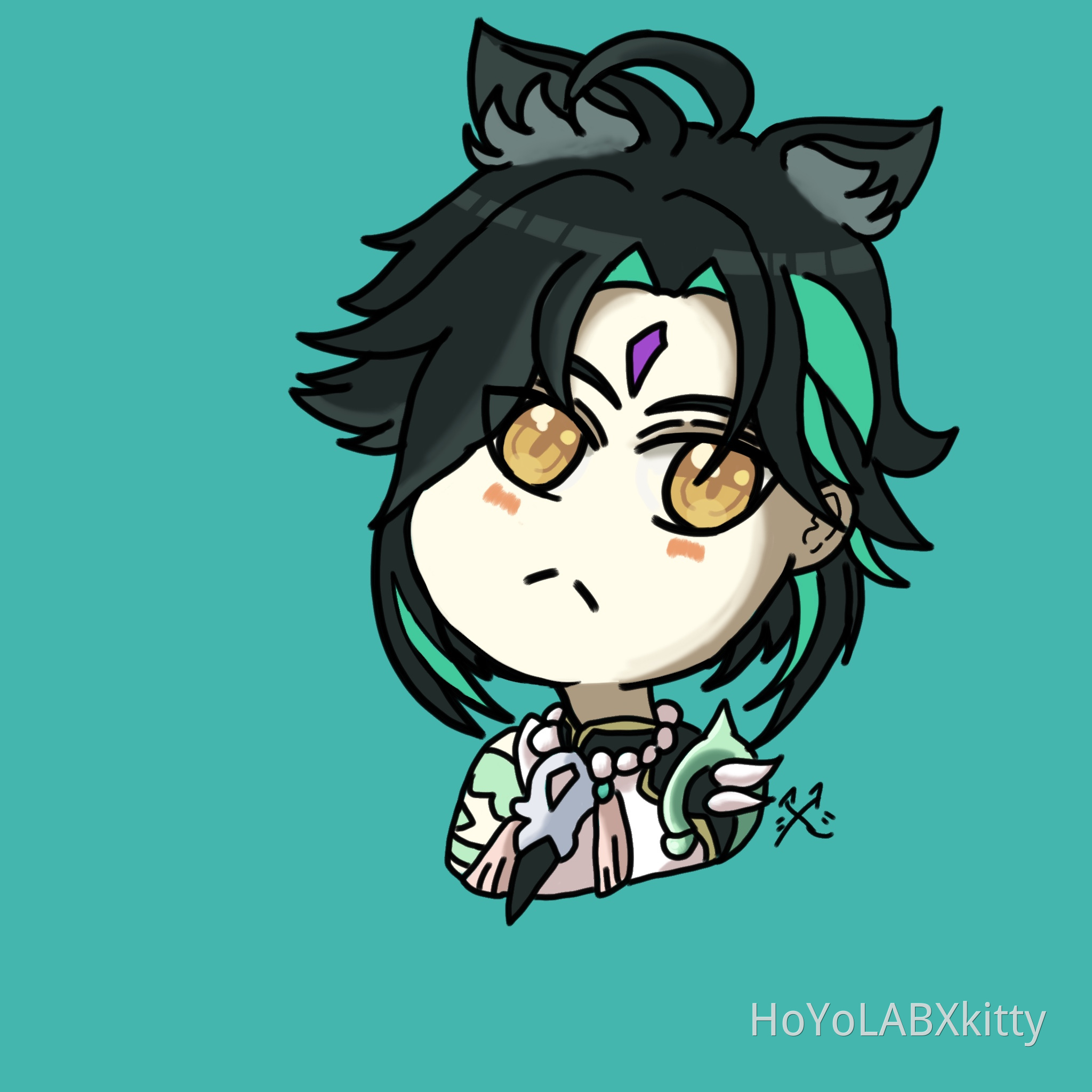 Tsun cat boy Genshin Impact | HoYoLAB