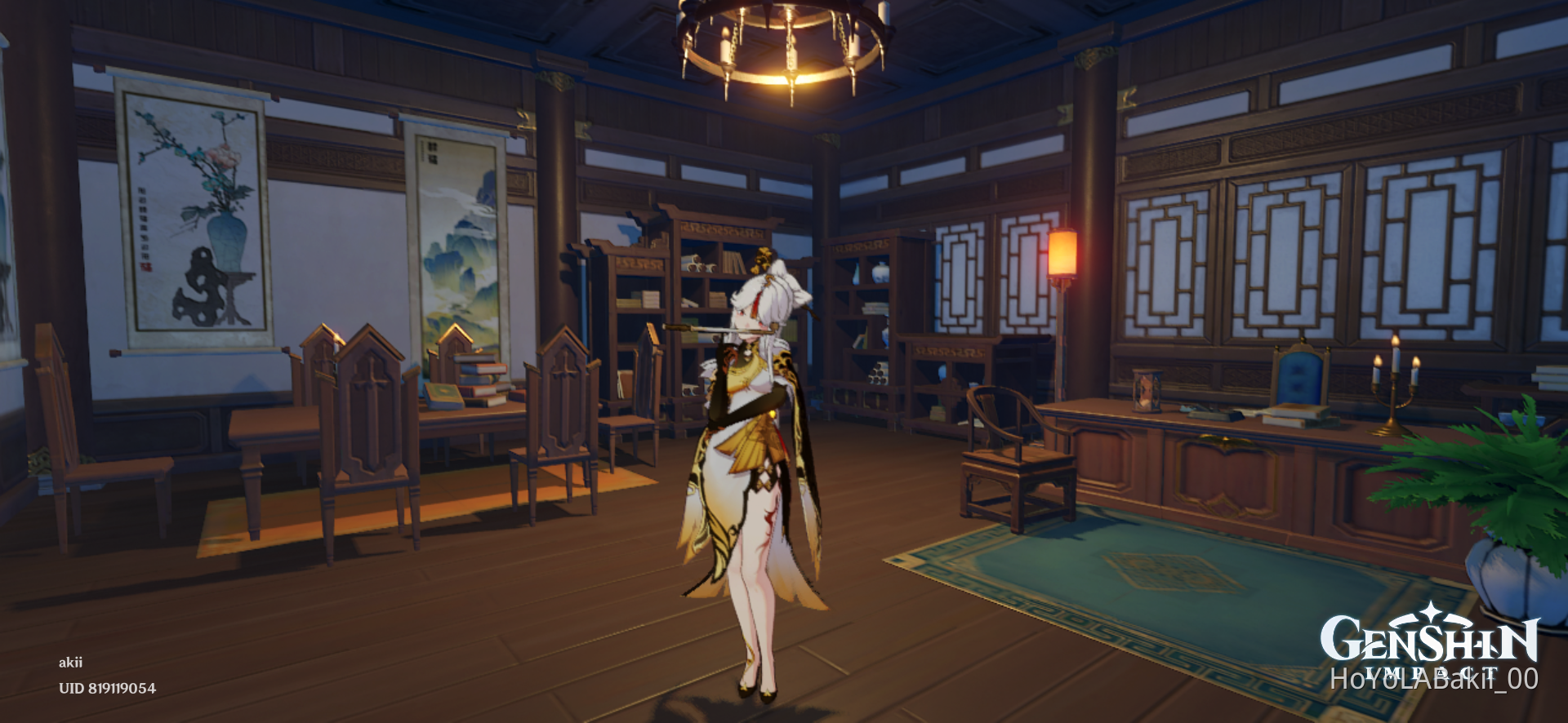 Liyue Interior Style - Evermist Mansion Council Room | Genshin Impact ...