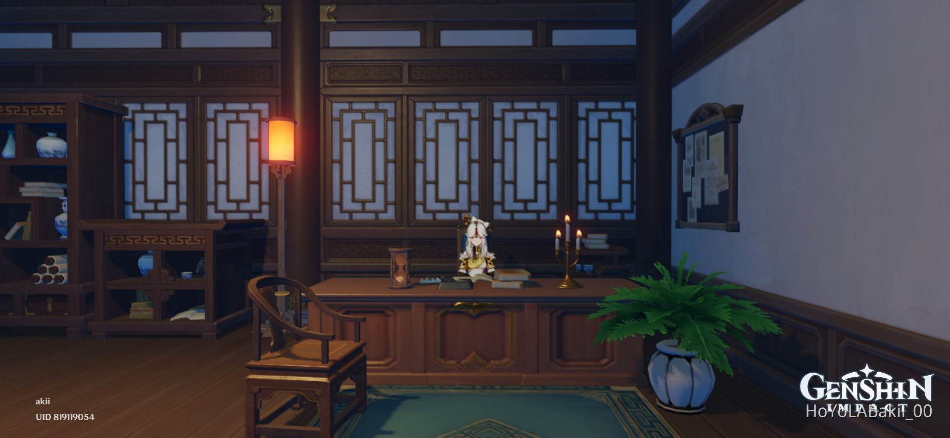 Liyue Interior Style - Evermist Mansion Council Room | Genshin Impact ...