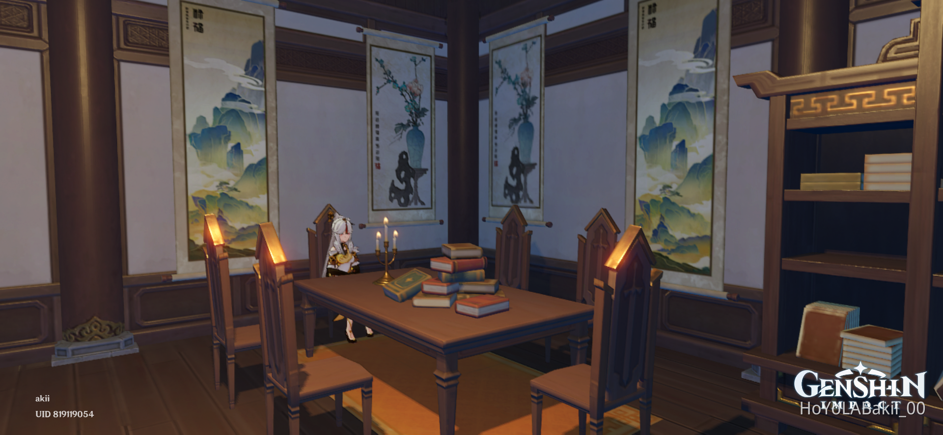 Liyue Interior Style - Evermist Mansion Council Room | Genshin Impact ...