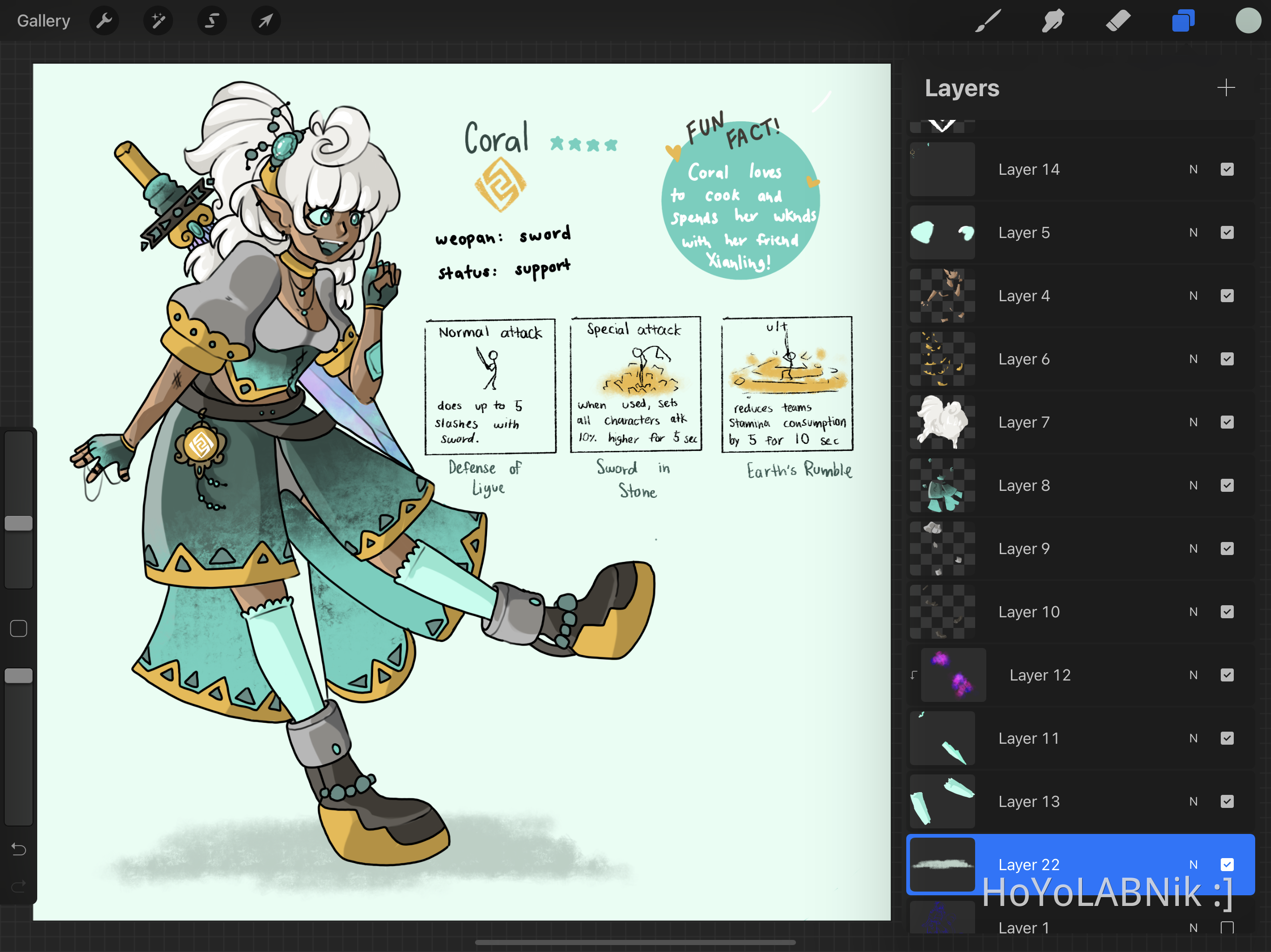Coral, The joy of liyue! (oc) Genshin Impact | HoYoLAB