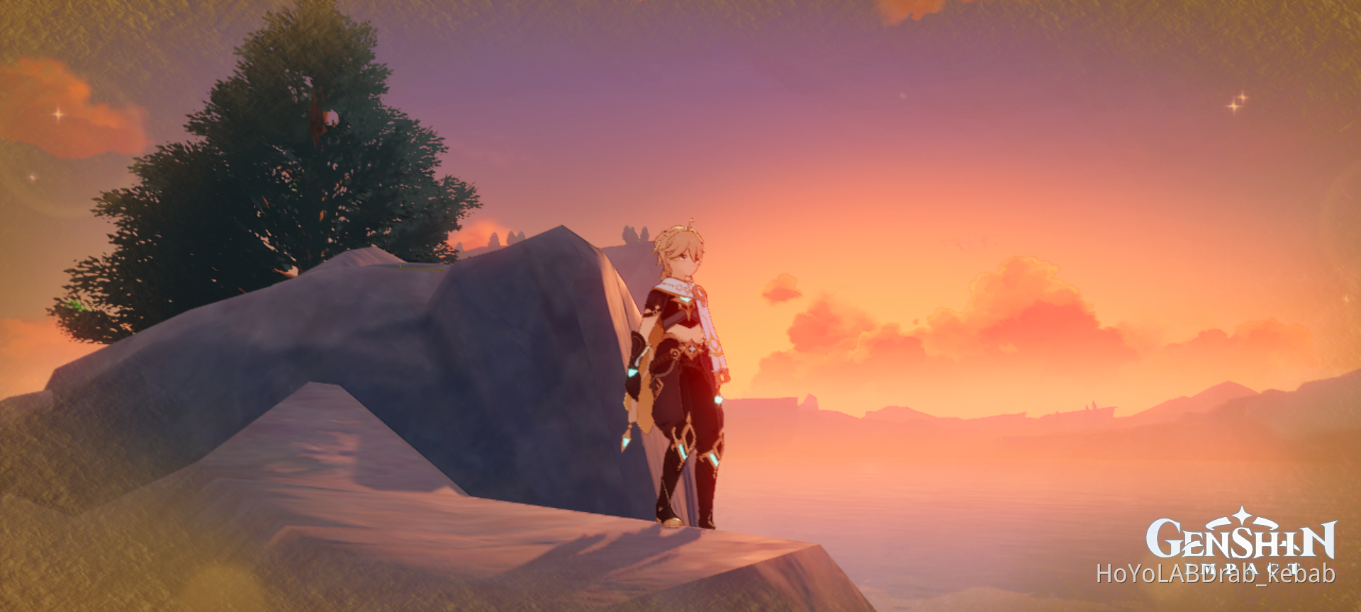 Sunset over Musk Reef Genshin Impact | HoYoLAB