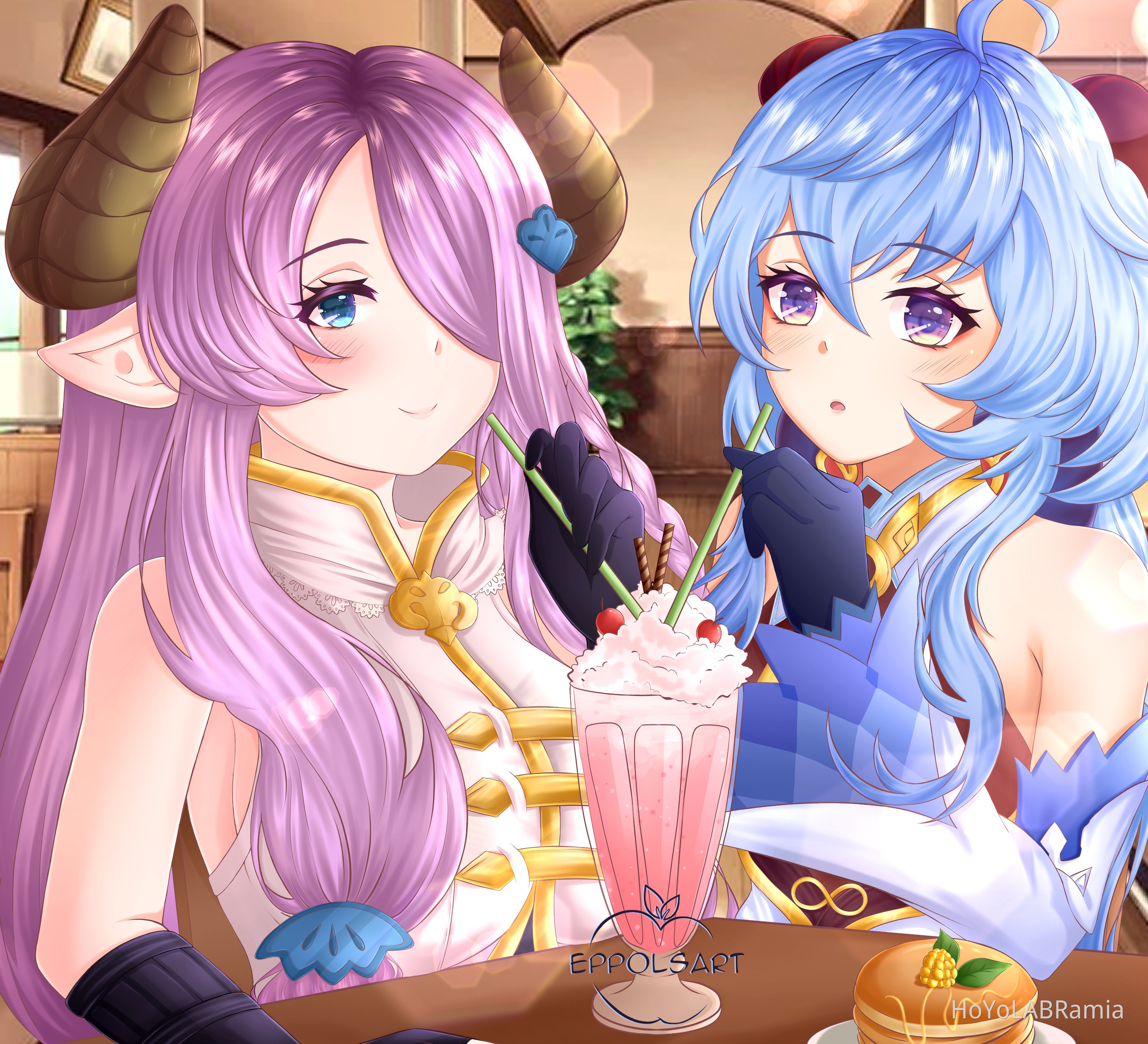 Ganyu X Narmaya Genshin Impact | HoYoLAB