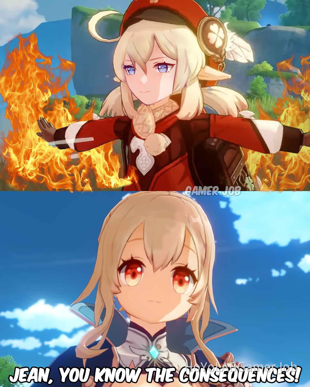 Jean becomes Klee and Klee becomes Jean Genshin Impact | HoYoLAB