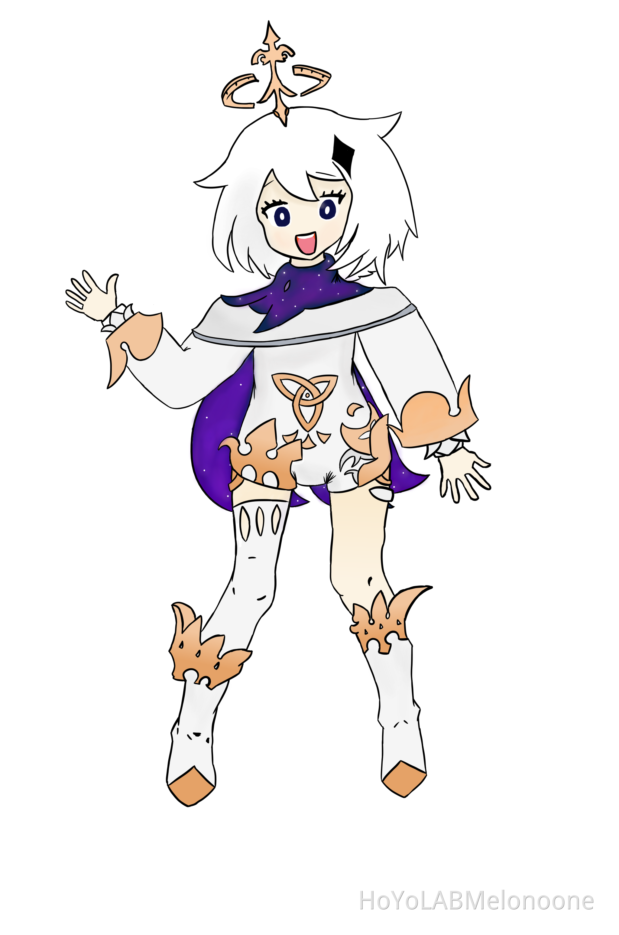 Paimon drawing (not fully finished) Genshin Impact | HoYoLAB