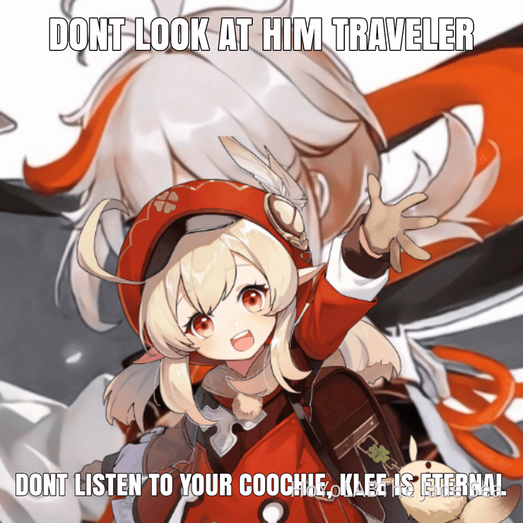 Kazuha sucks you guys...kleee said so | Genshin Impact | HoYoLAB