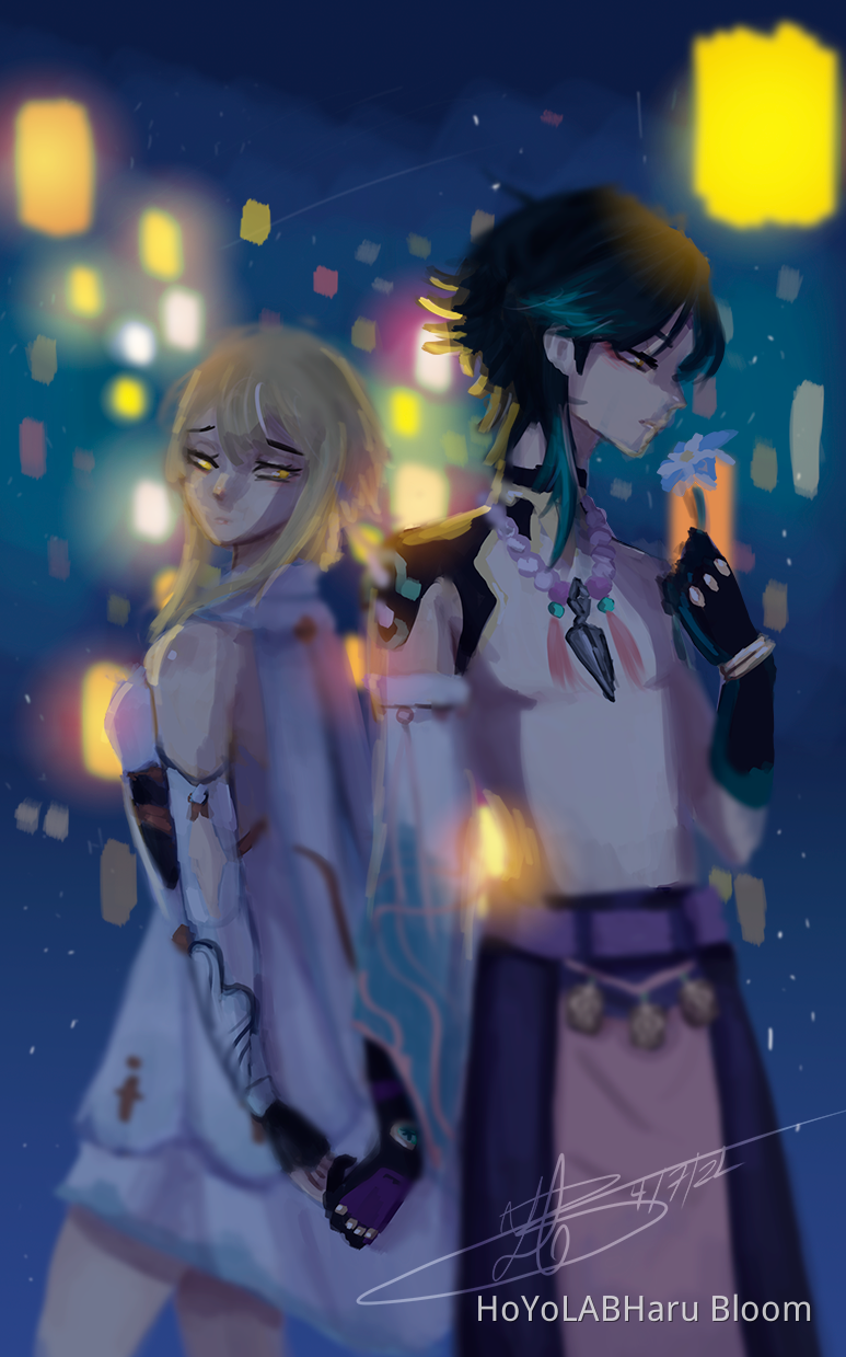 Xiao and Lumine Fanart Genshin Impact | HoYoLAB