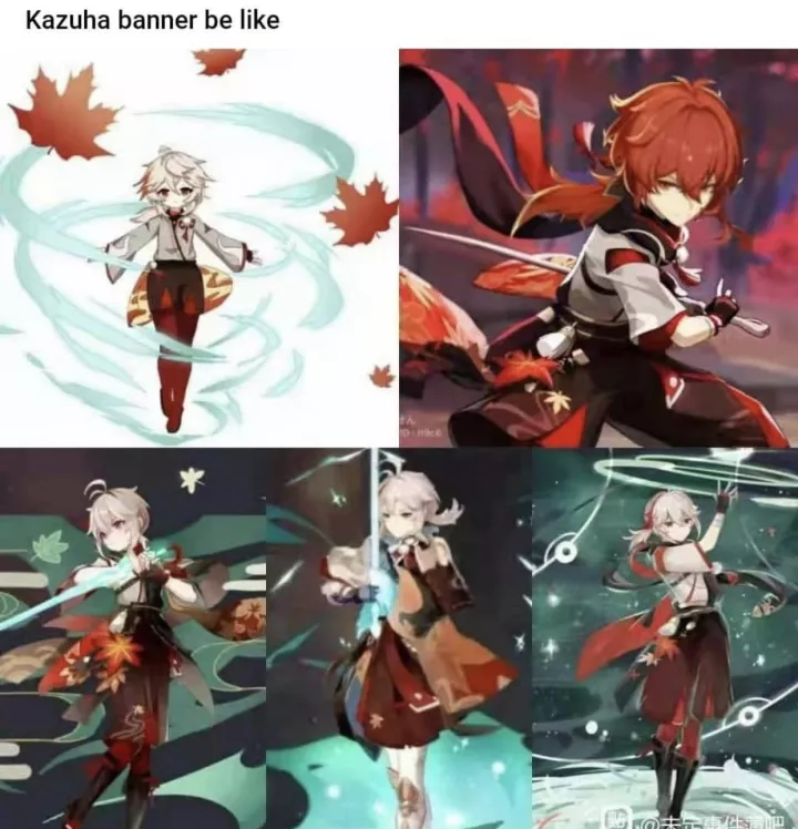 Good luck for wish on kazuha banner 🙋😂 Genshin Impact | HoYoLAB