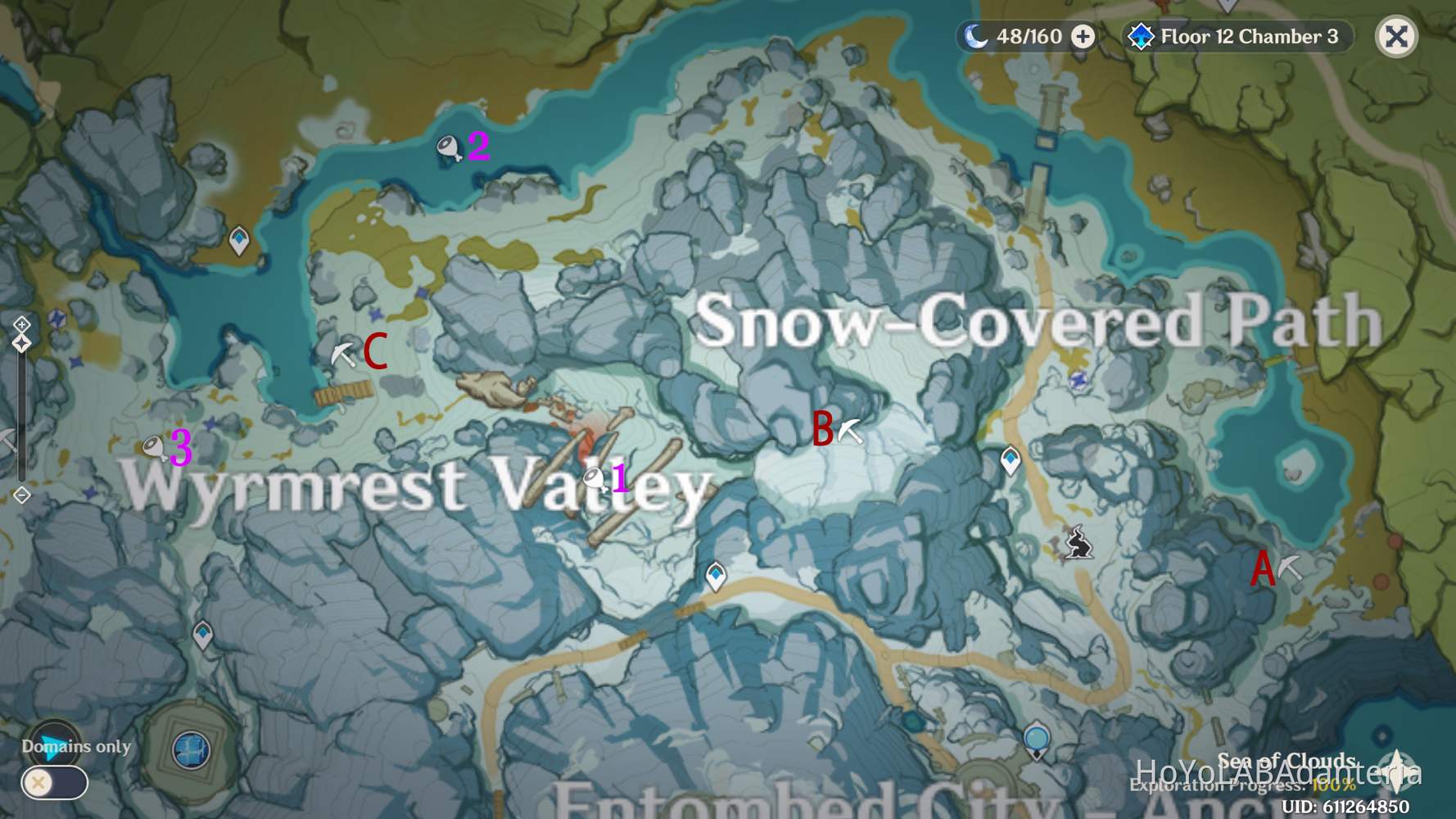 [V1.6 Guide] Dragonspine Mining locations: Starsilver + Fang locations ...