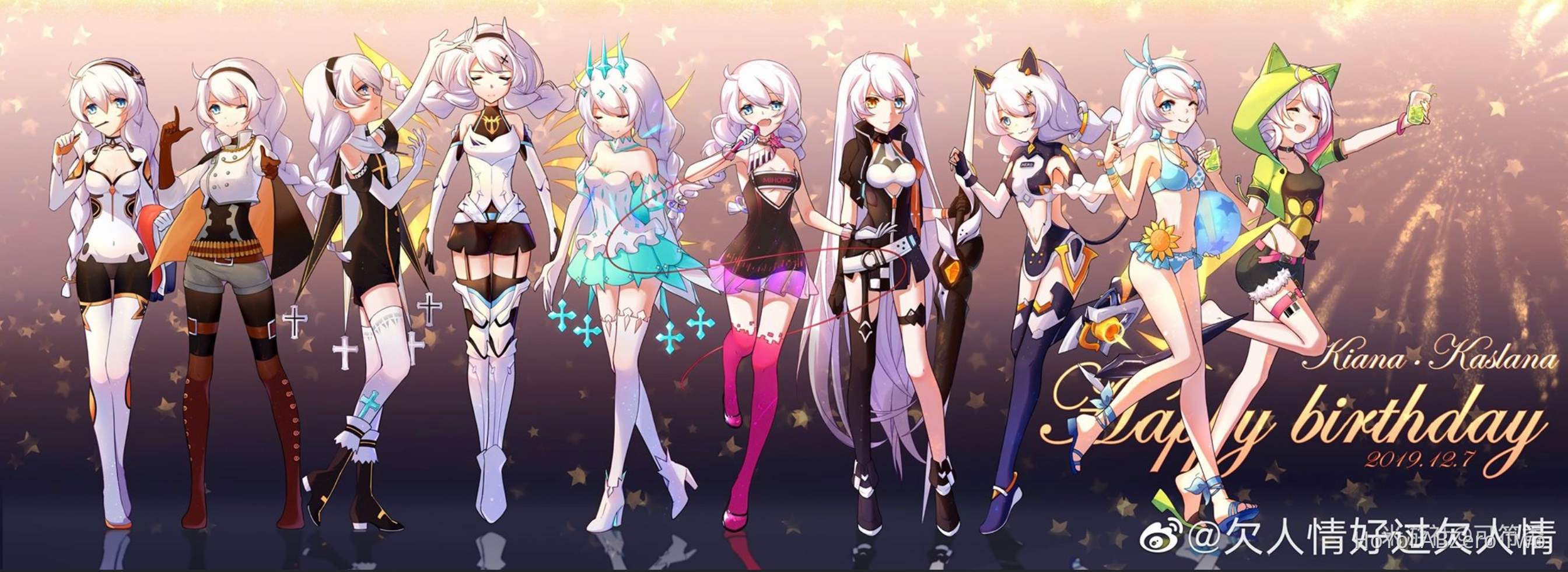 Which Kiana Kaslana/Sirin skin is your favorite?? Honkai Impact 3rd ...