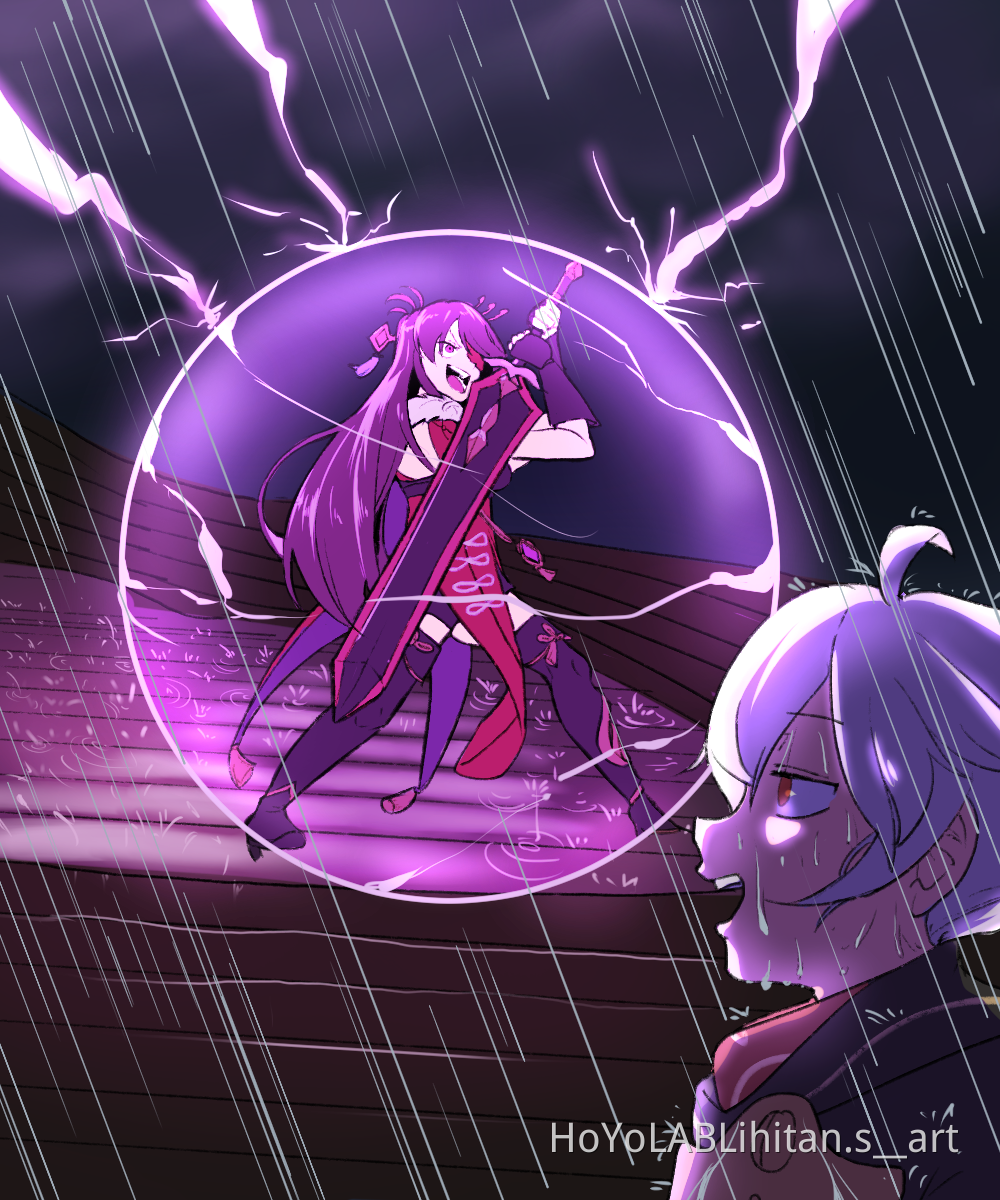 How Beidou's ship survived the storm near Inazuma Genshin Impact | HoYoLAB