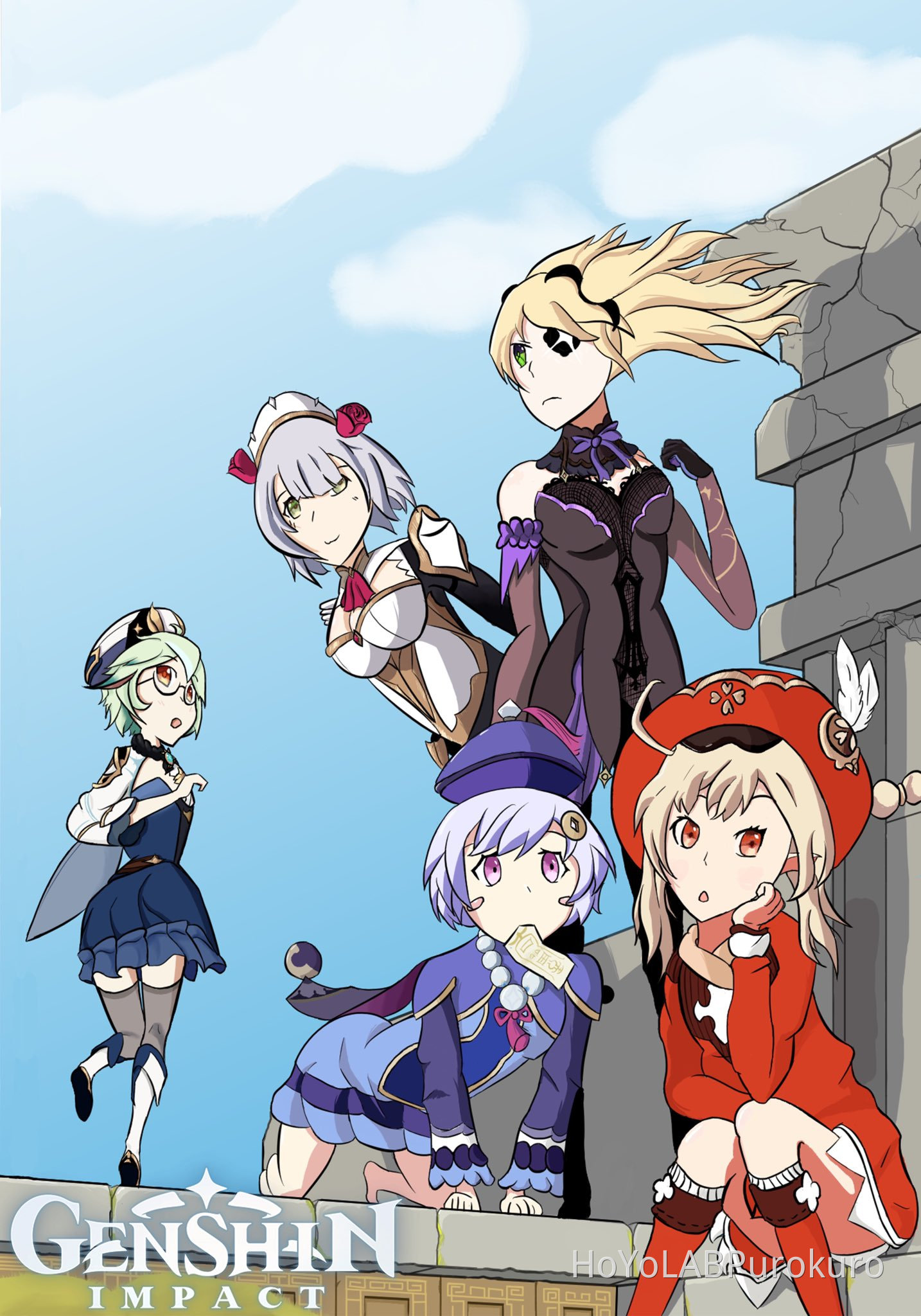 Genshin Monogatari crossover I made a while ago Genshin Impact | HoYoLAB