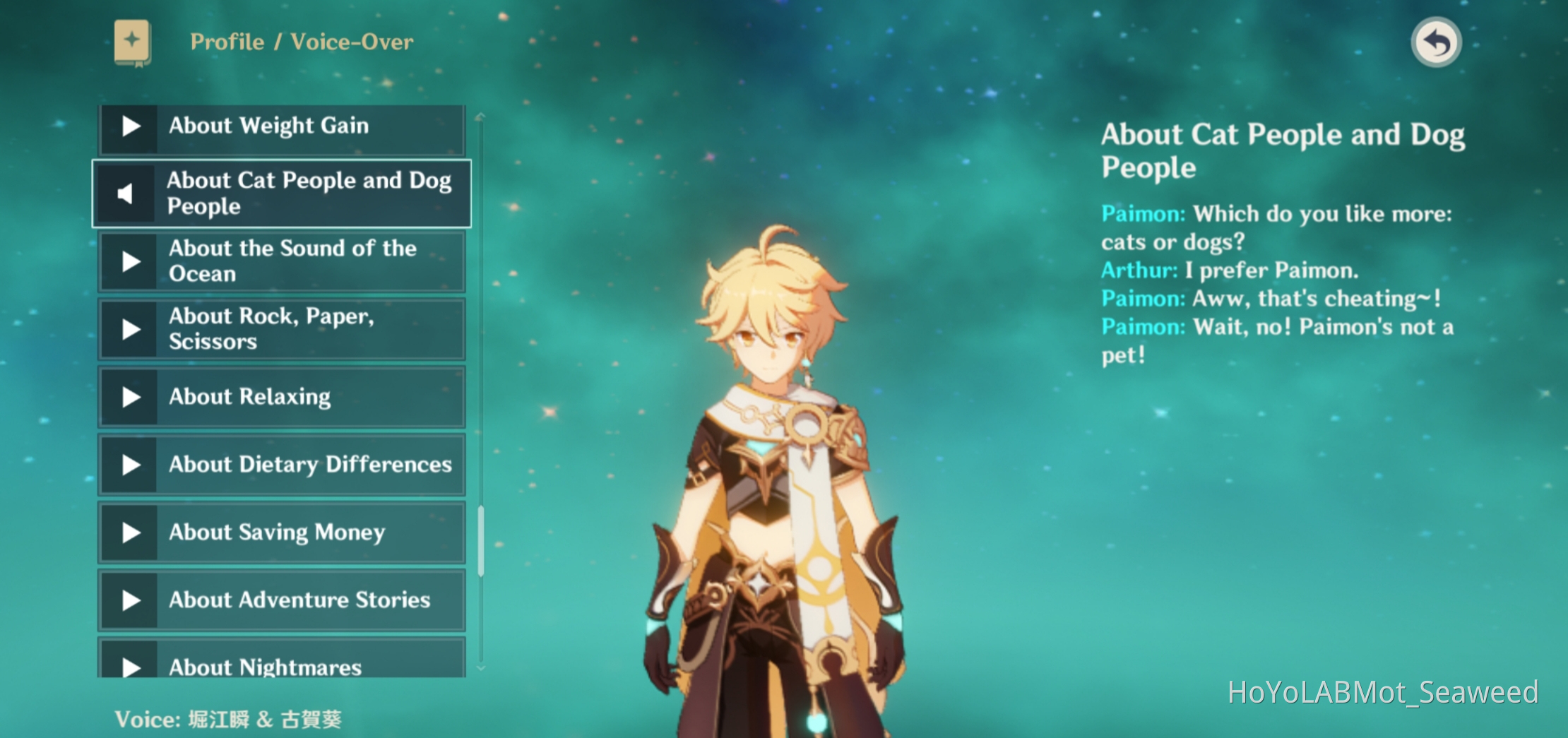 *read story voice MC and Paimon Genshin Impact | HoYoLAB