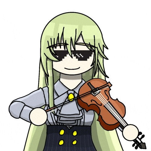 Anime Girl Playing Violin