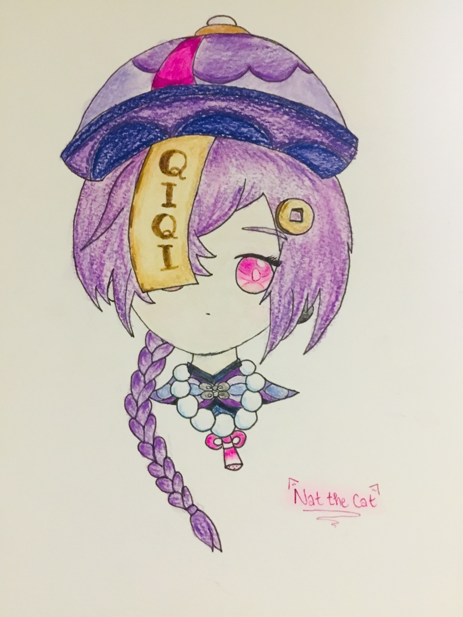 Qiqi art for July 7th! (Get it?) Genshin Impact | HoYoLAB