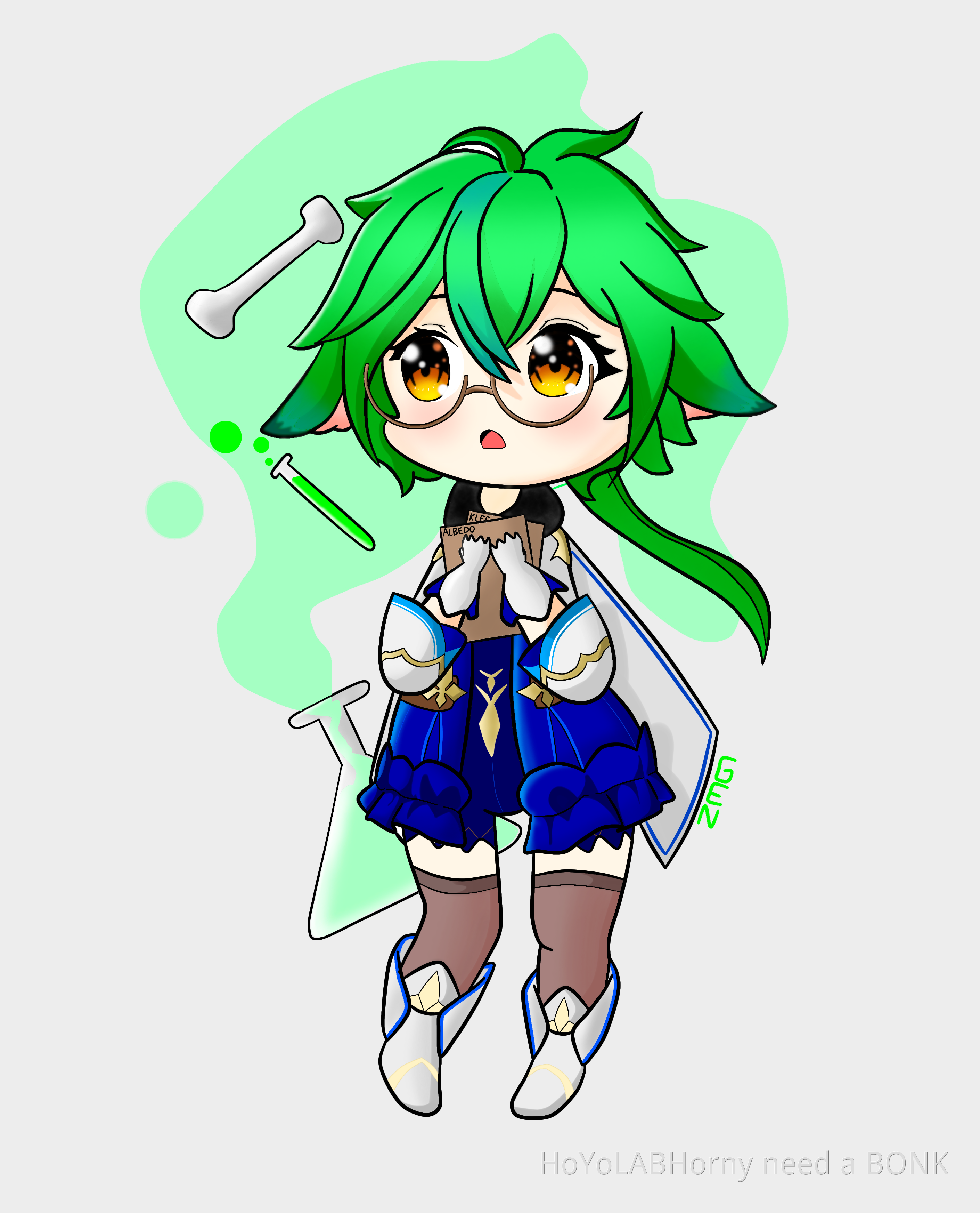 Chibi Sucrose Genshin Impact | HoYoLAB