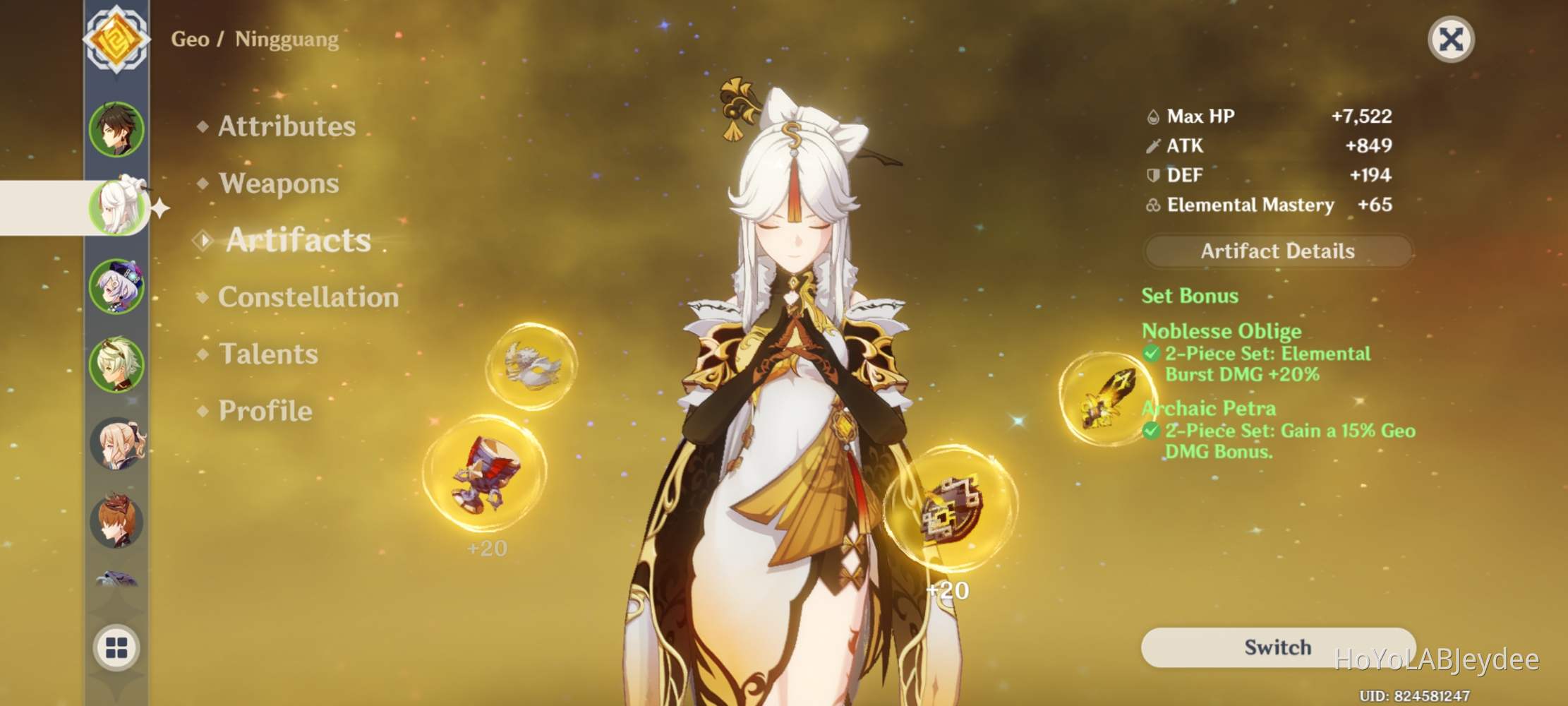 Rate my Ningguang build Genshin Impact | HoYoLAB