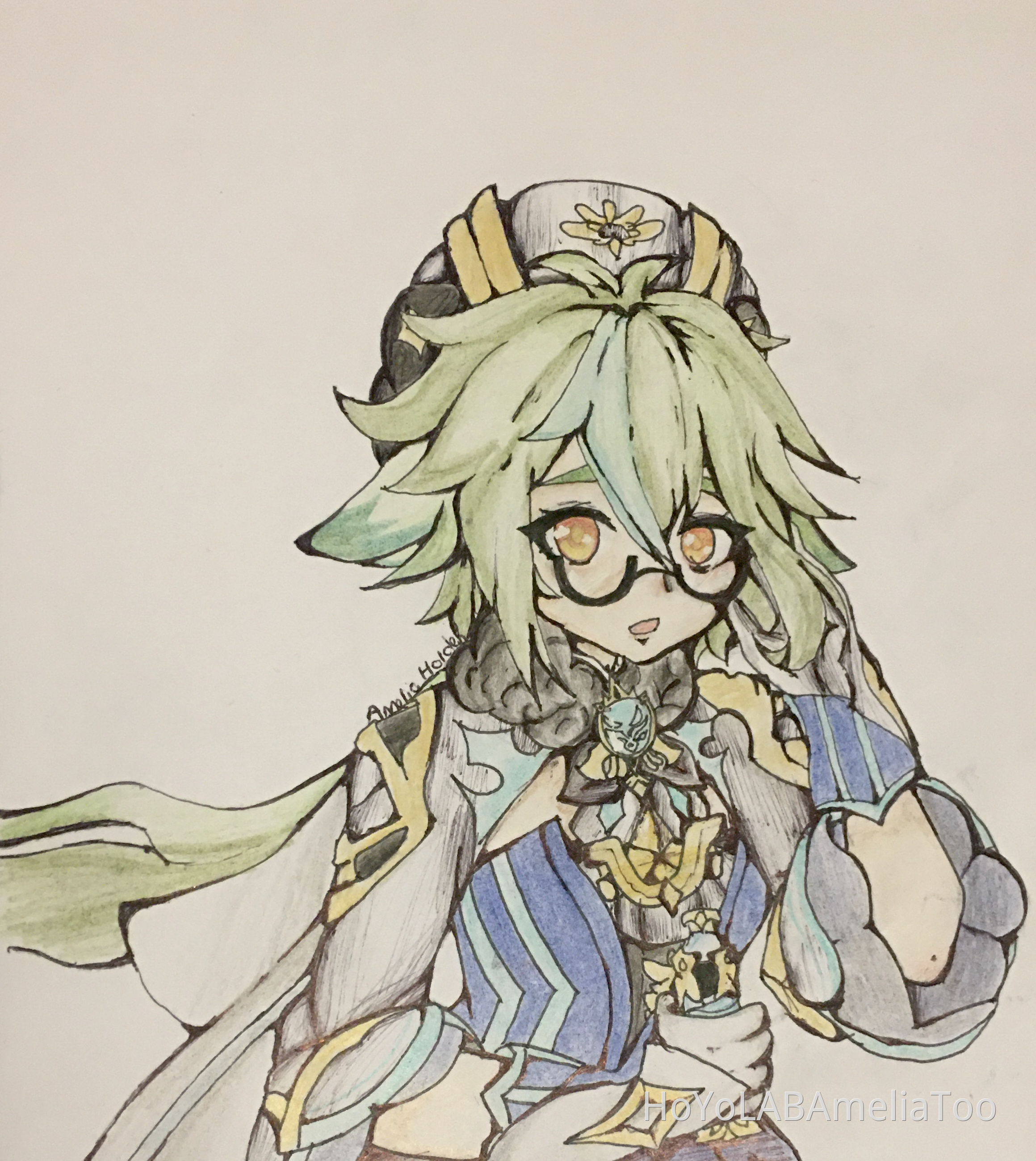 Sucrose drawing :D Genshin Impact | HoYoLAB