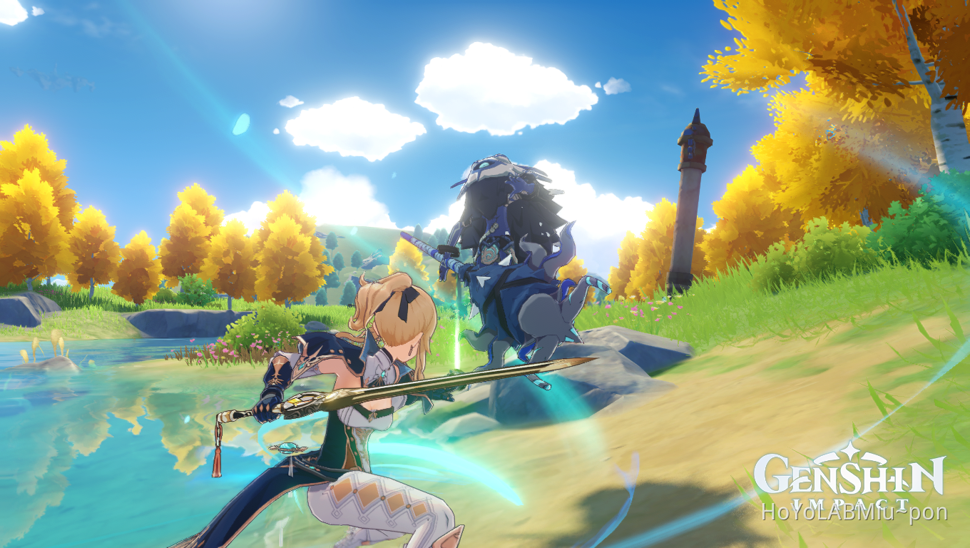 while gathering some wood ☕ Genshin Impact | HoYoLAB