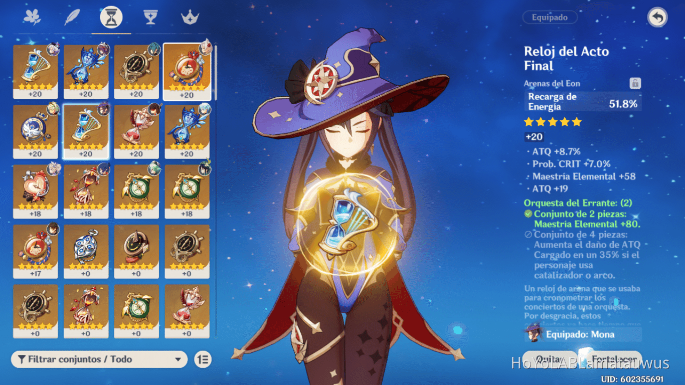 Build de Mona Genshin Impact | HoYoLAB