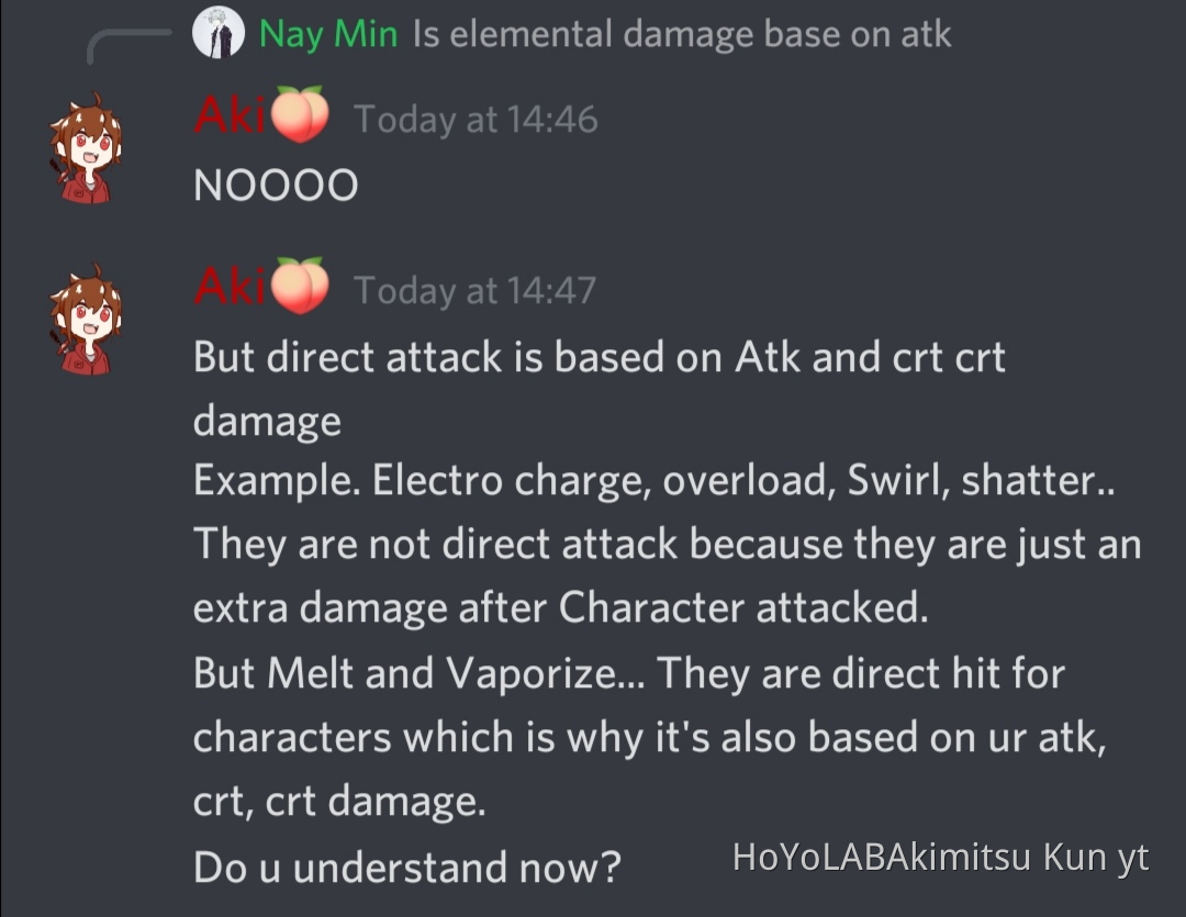 About Elemental Damage what i know. Genshin Impact | HoYoLAB