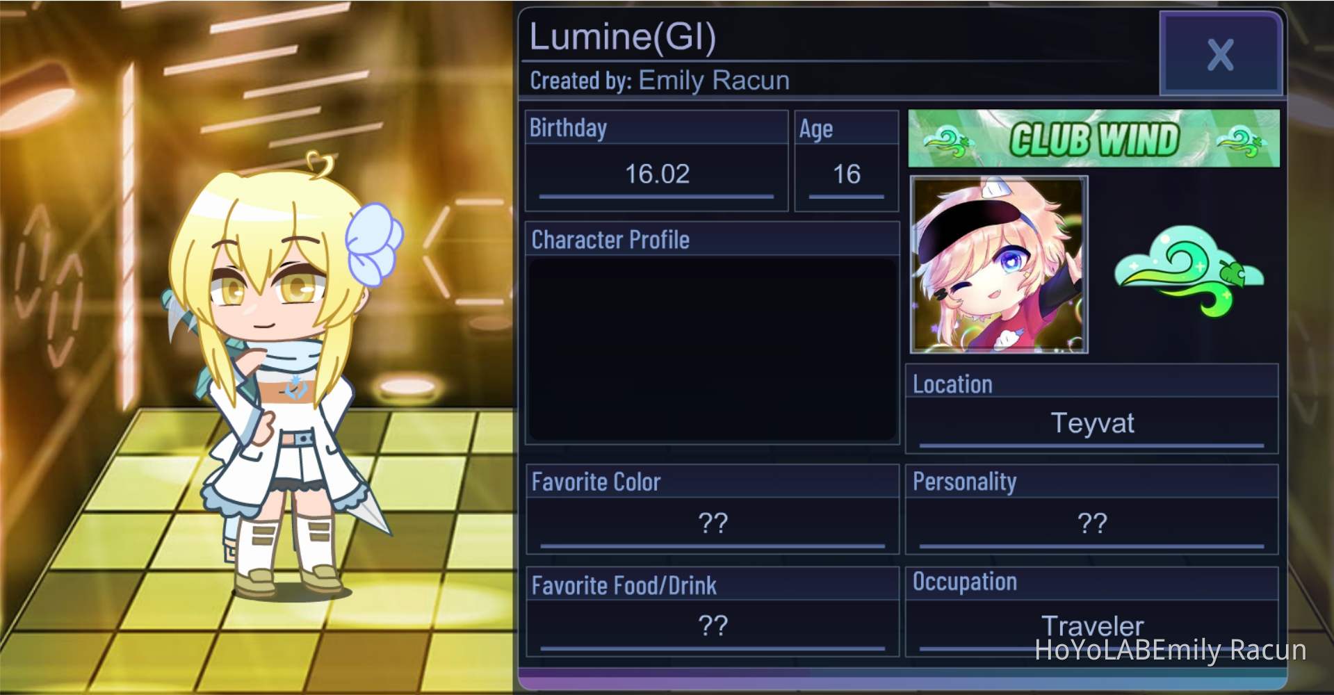 I made Venti, Lumine and Amber in gacha club! Genshin Impact | HoYoLAB