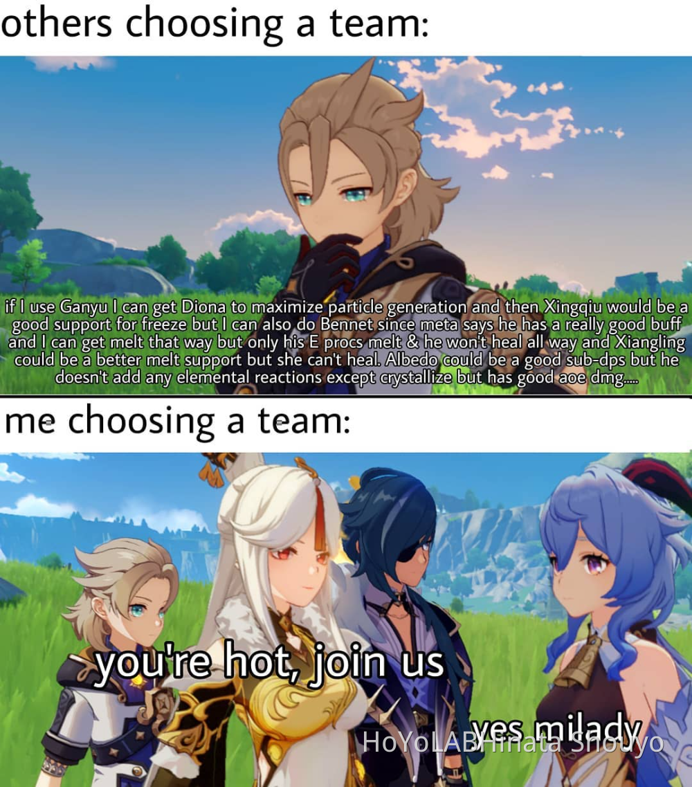 This Is How I Choose A Team Genshin Impact HoYoLAB This Is How I Choose A Team Genshin Impact HoYoLAB